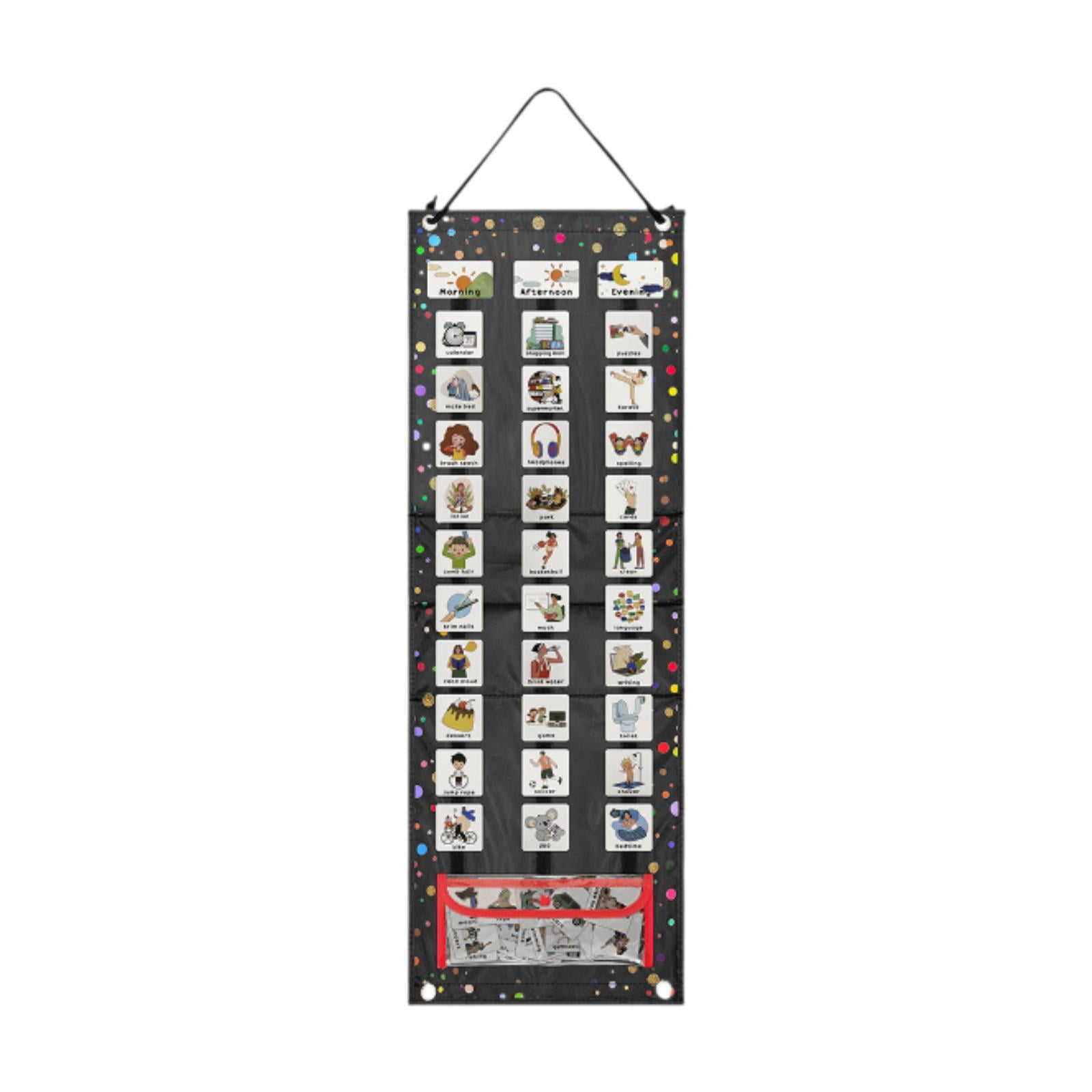 Zxpjkyu Kids Daily Visual Schedule Daily Routine Chore Chart Foldable ...