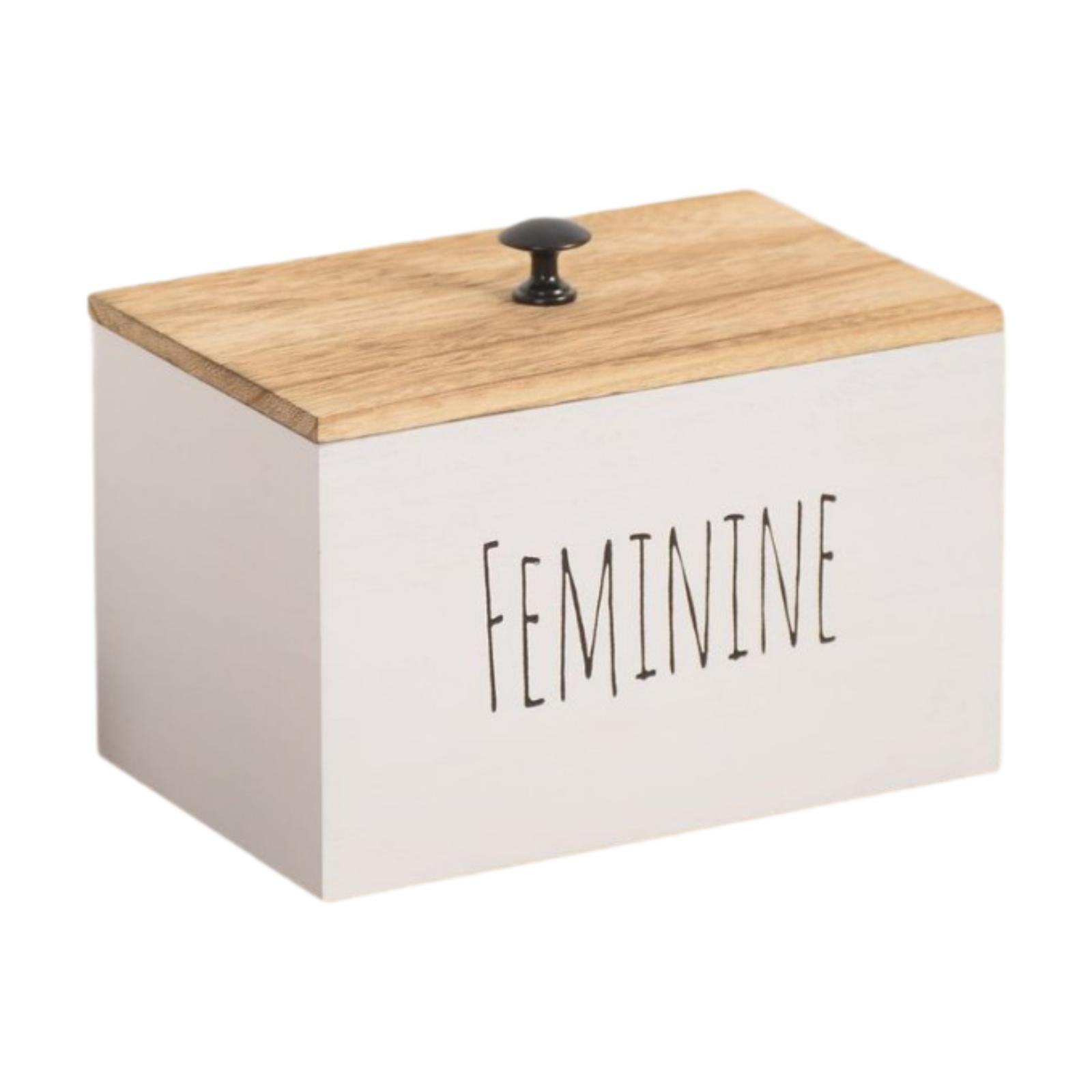 Zxpjkyu Laundry Pod Container Farmhouse Case Makeup Swab Container with ...