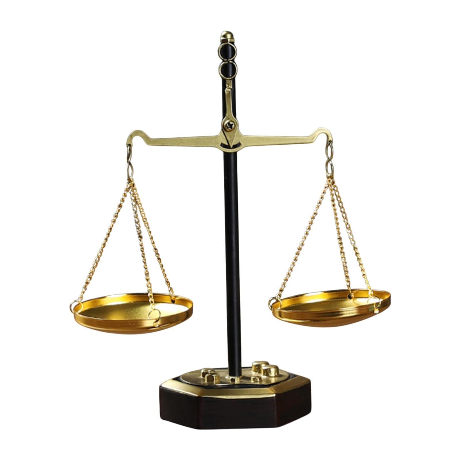 Zxpjkyu Libra Scale Decor Display Stand Decor Gift Ornament Balance ...