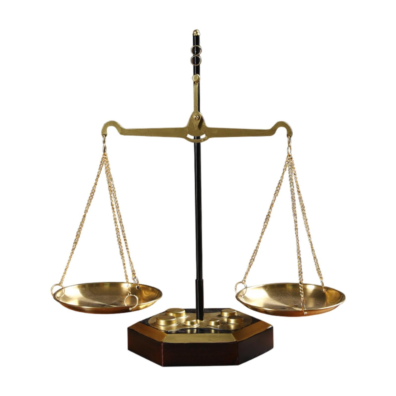 Zxpjkyu Libra Scale Decor Display Stand Decor Gift Ornament Balance ...