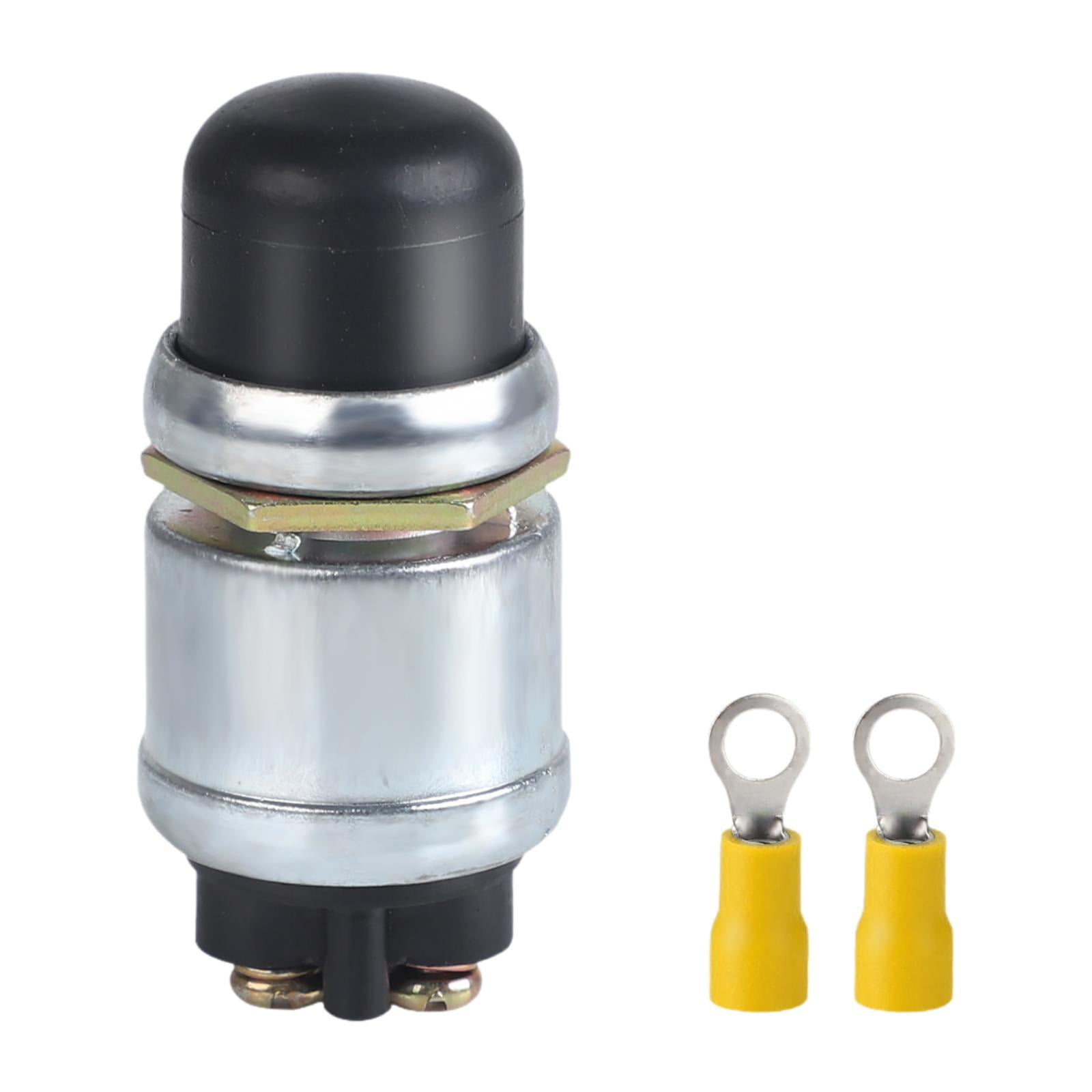 Zxpjkyu Push Start Button Switch Metal Weatherproof 12V 50A Engine ...