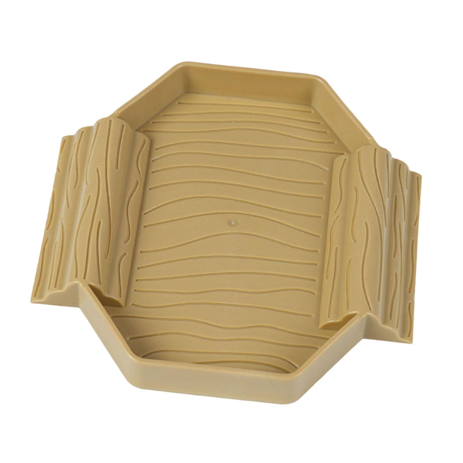 Zxpjkyu Reptile Water Bowl, Turtle Bathing Pool, Landscape, Aquarium ...