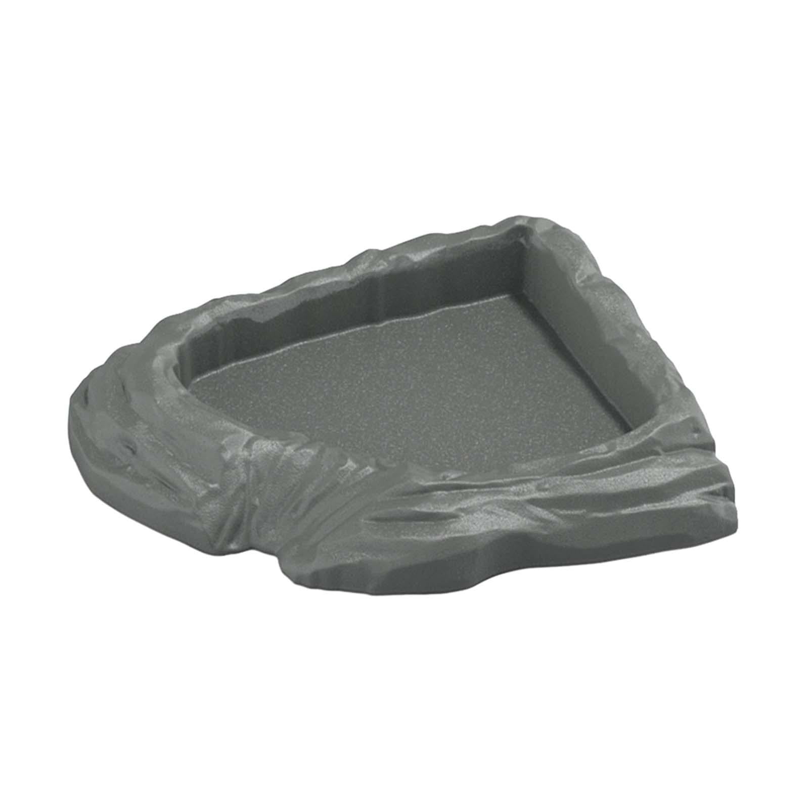 Zxpjkyu Reptile Water Dish Corner Reptile Bathing Pool for Chameleon ...