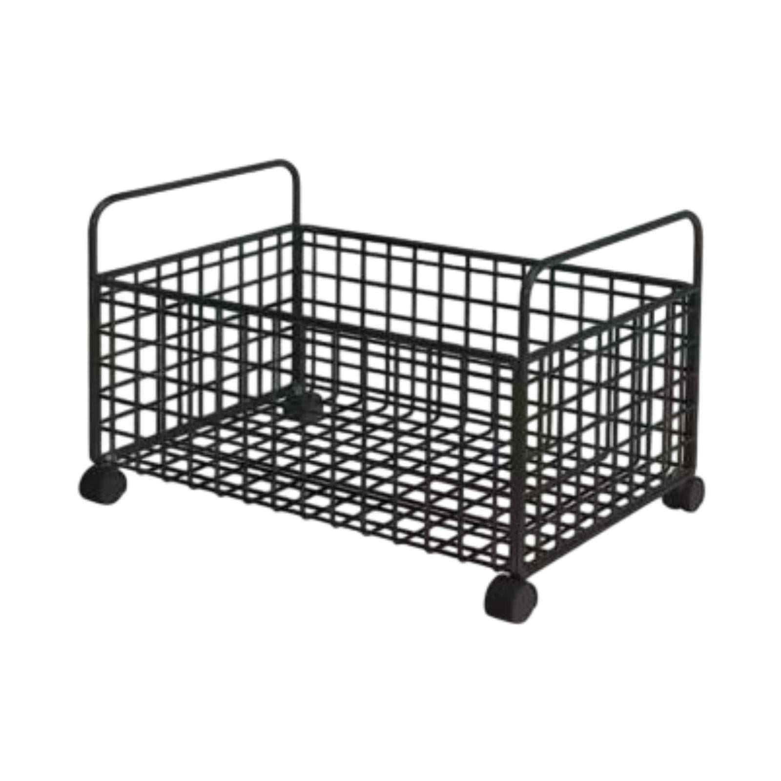 Zxpjkyu Rolling Book Cart File Organizer under Desk Office Storage Box ...