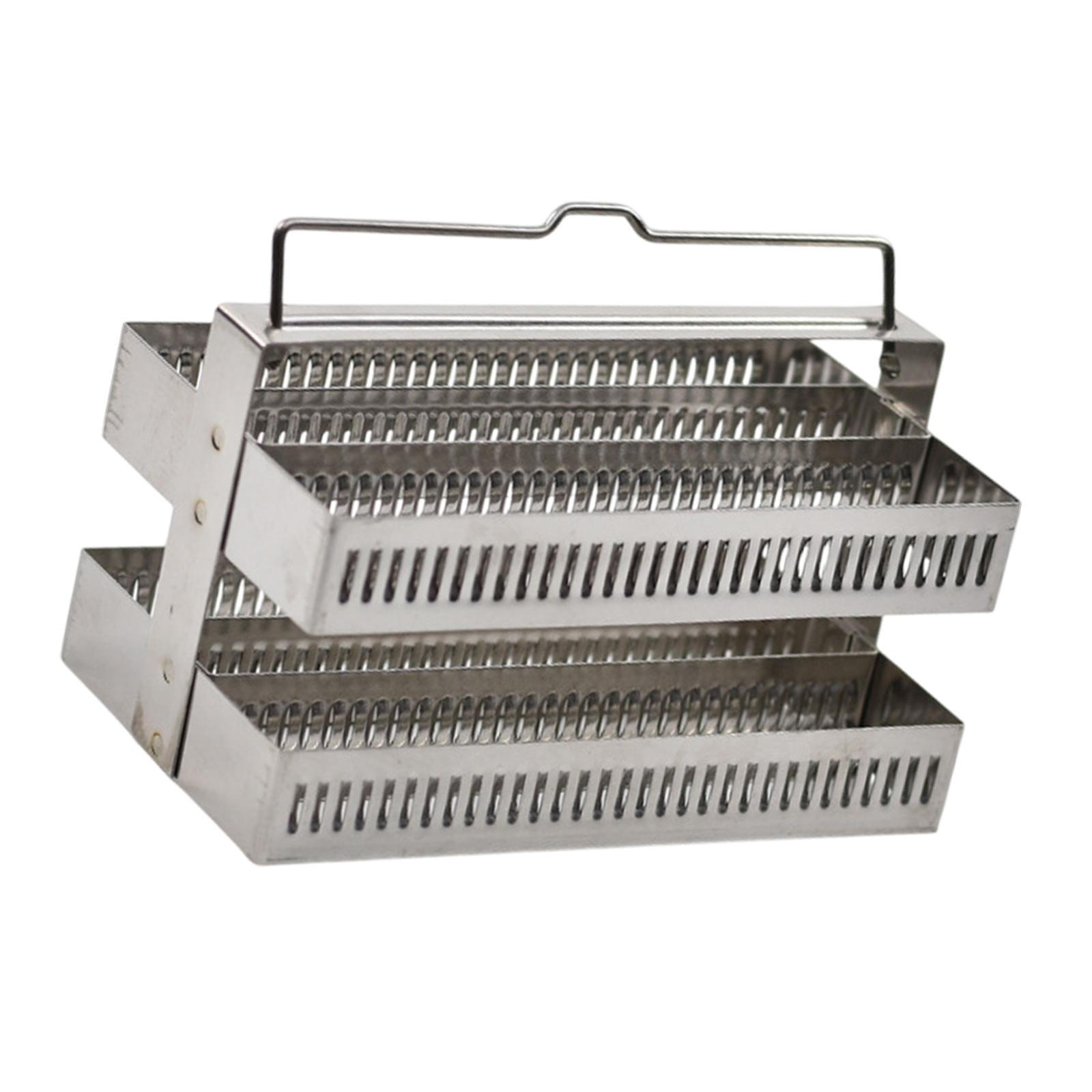 Zxpjkyu Stainless Steel Dyeing Rack Glass Slides Staining Holder for ...