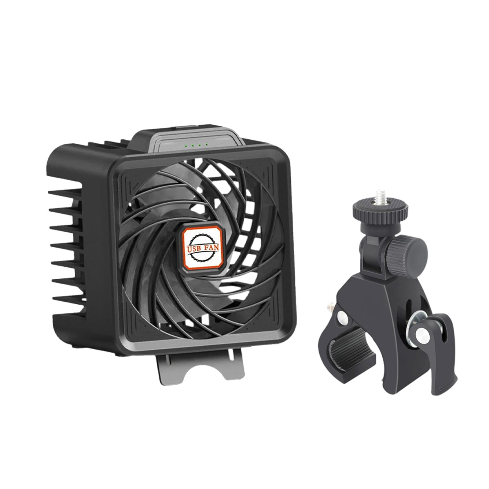 Zxpjkyu USB Desk Fan Golf Car Fan 1/4 Screw Head Adjustable Angle M5 ...
