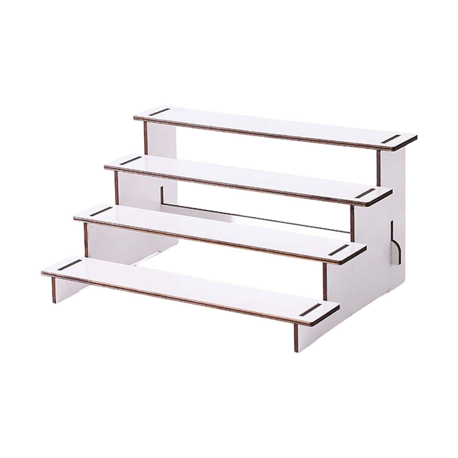 Zxpjkyu Wood Display Riser Multipurpose Rustic Spice Rack for Candles ...