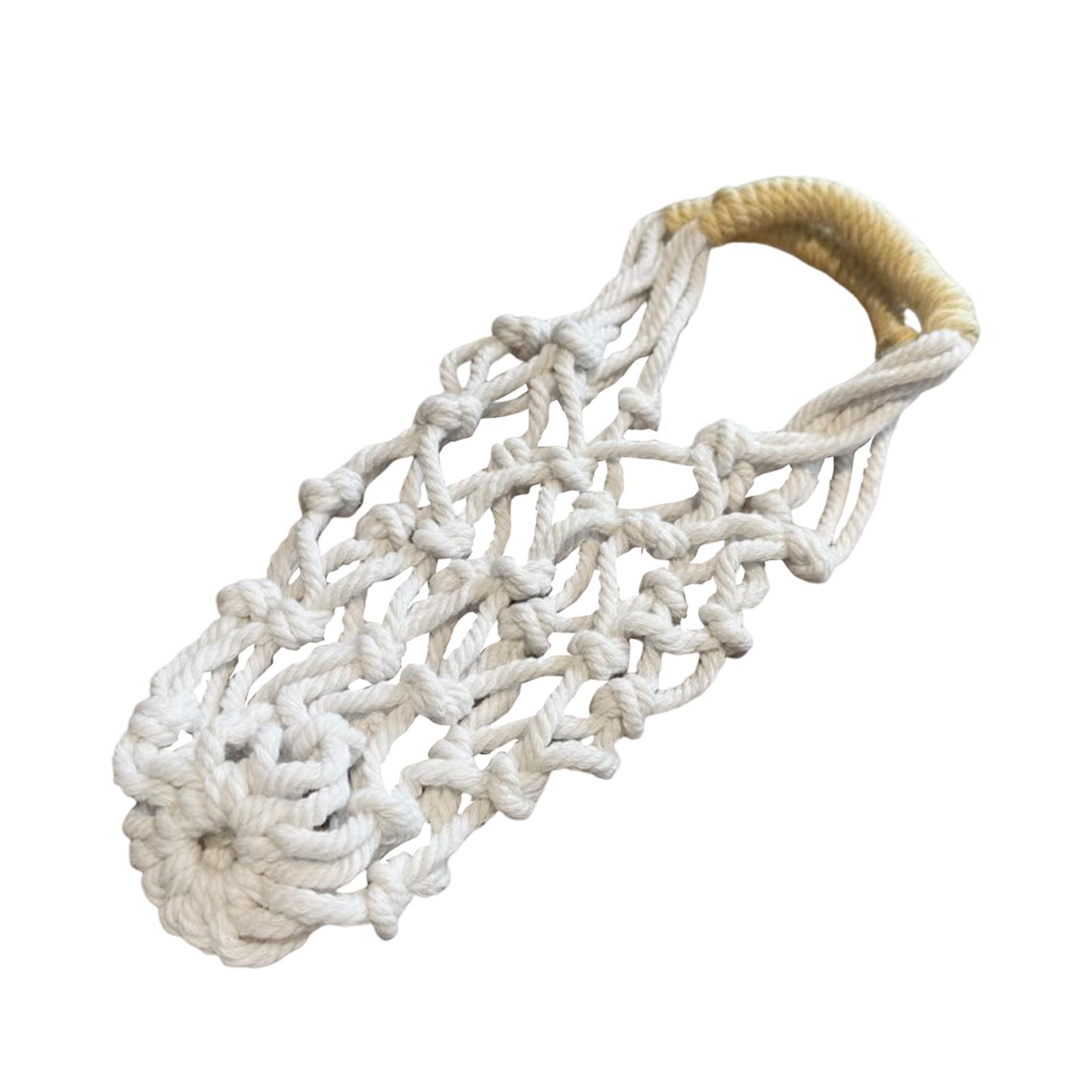 Zxpjkyu Woven Rope Drink Carrier Beverage Holder Sturdy Compact with ...