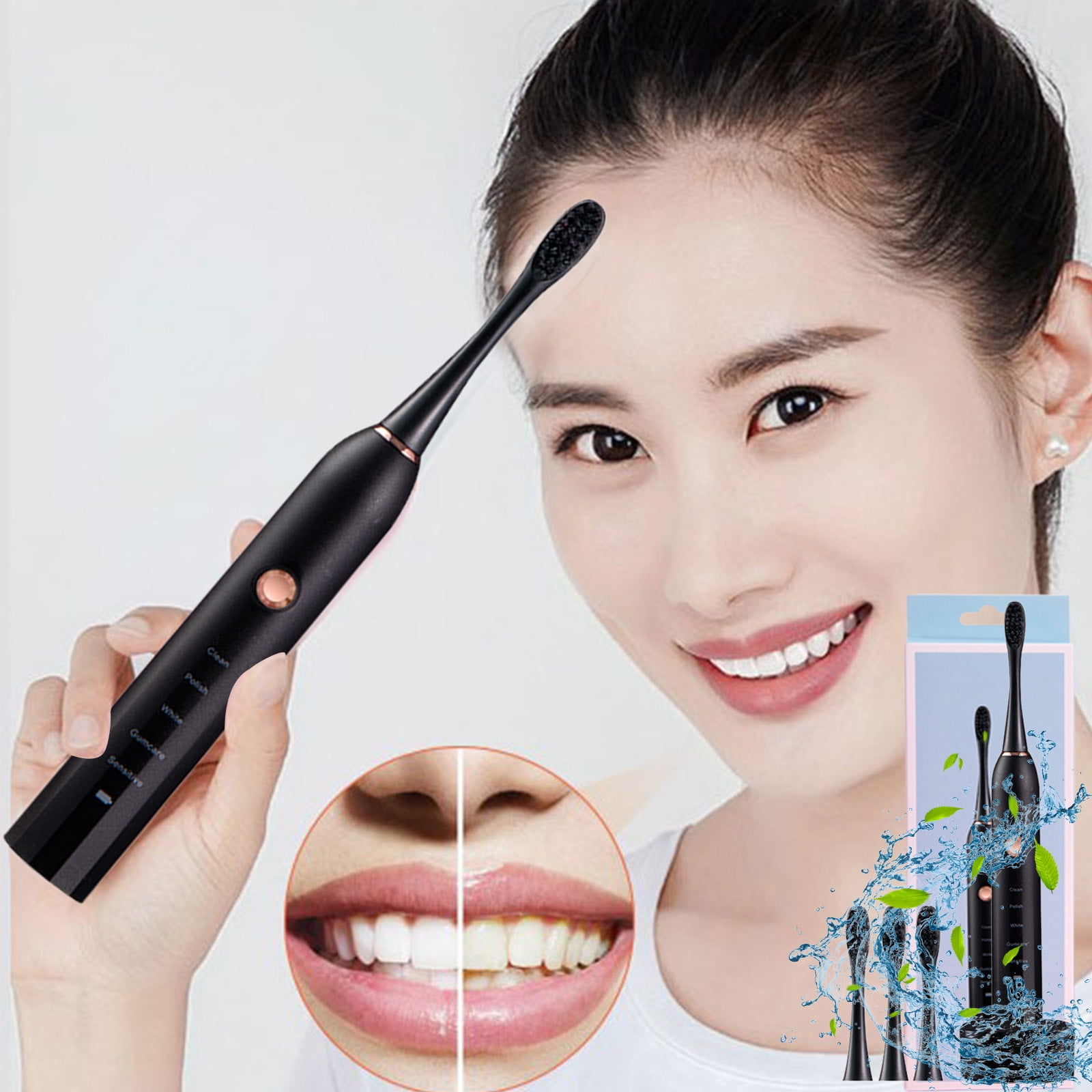 Zxsyw Battery Operated Electric Toothbrush, Portable Low Noise ...