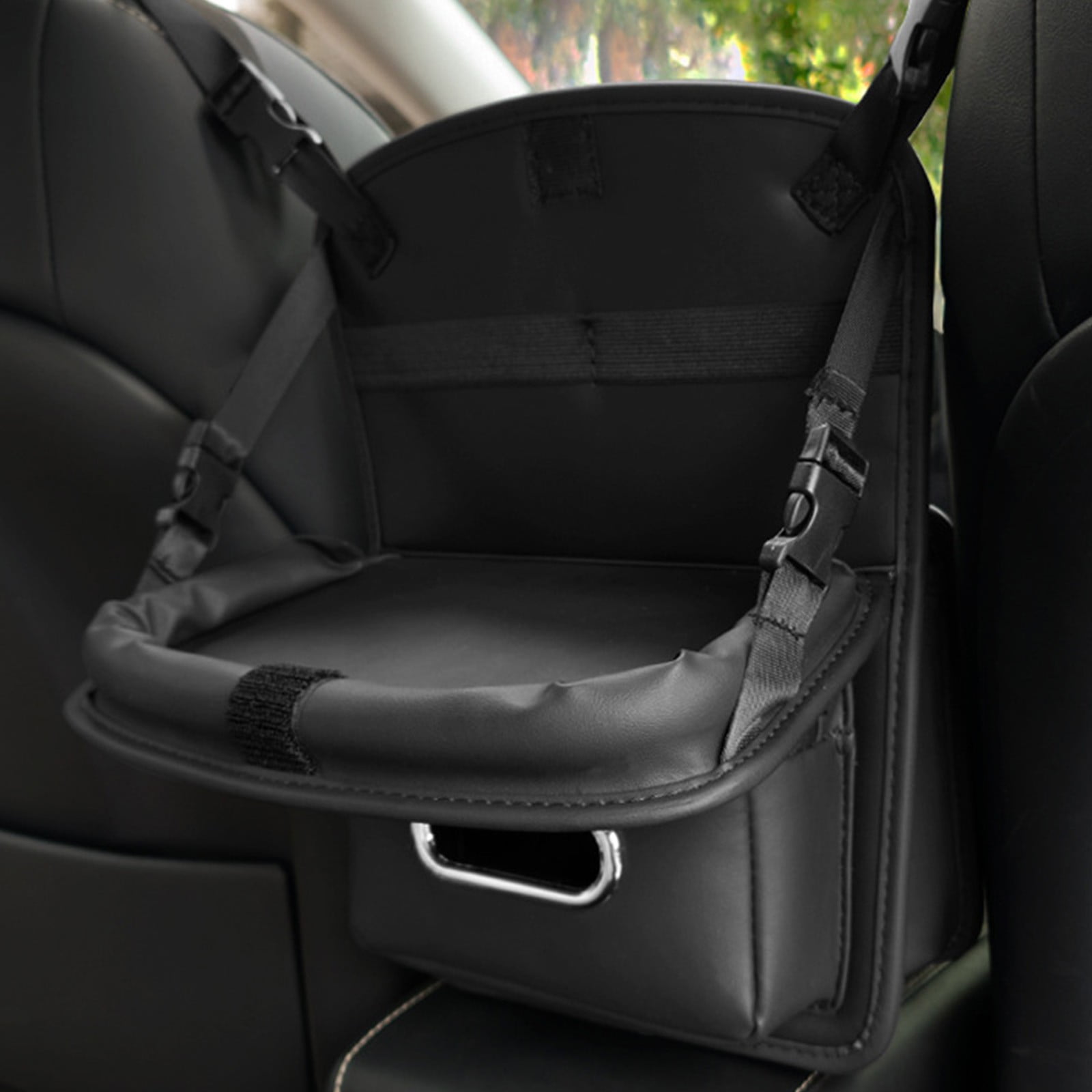 Zxsyw Car Storage Organizer with Table Board, Leather Hanging Bag for ...