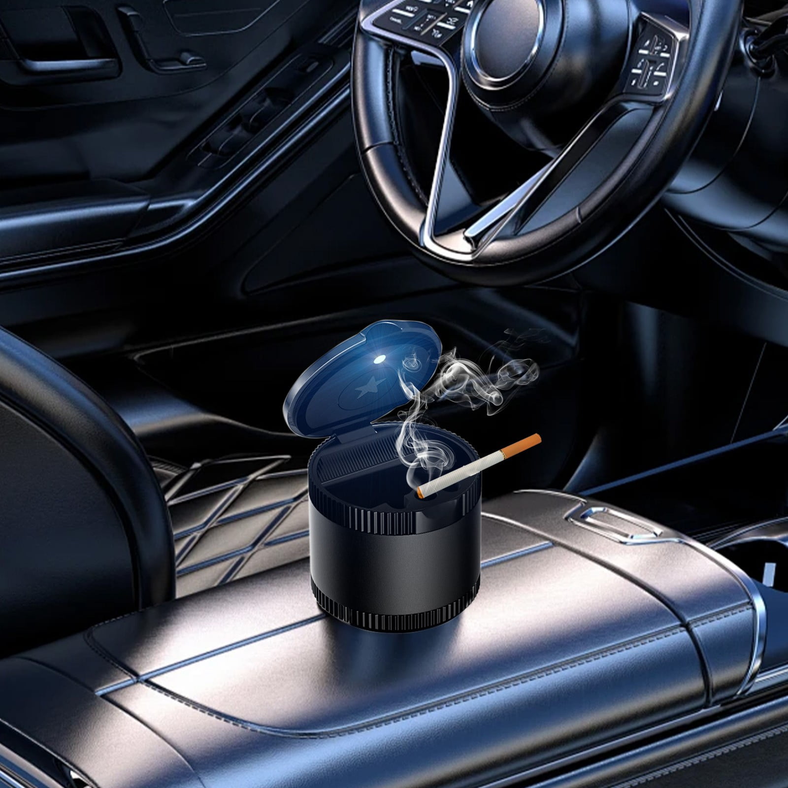 Zxsyw Car with Led Light Ashtray Car Cup Tank Ashtray Tuyere Clip ...