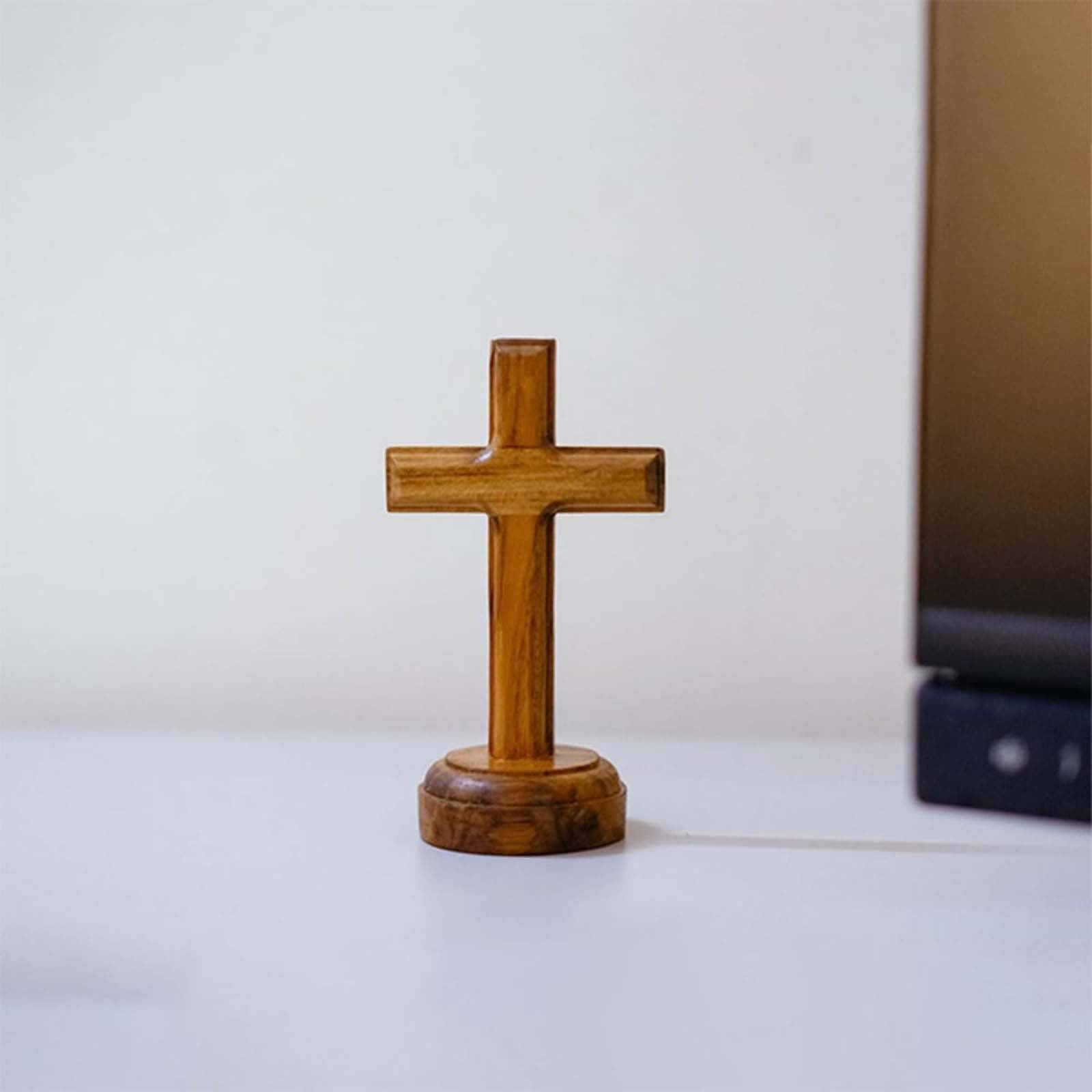 Zxsyw Holy Wooden Decor Tabletop Stand for Baptism Centerpieces – 5.9 ...