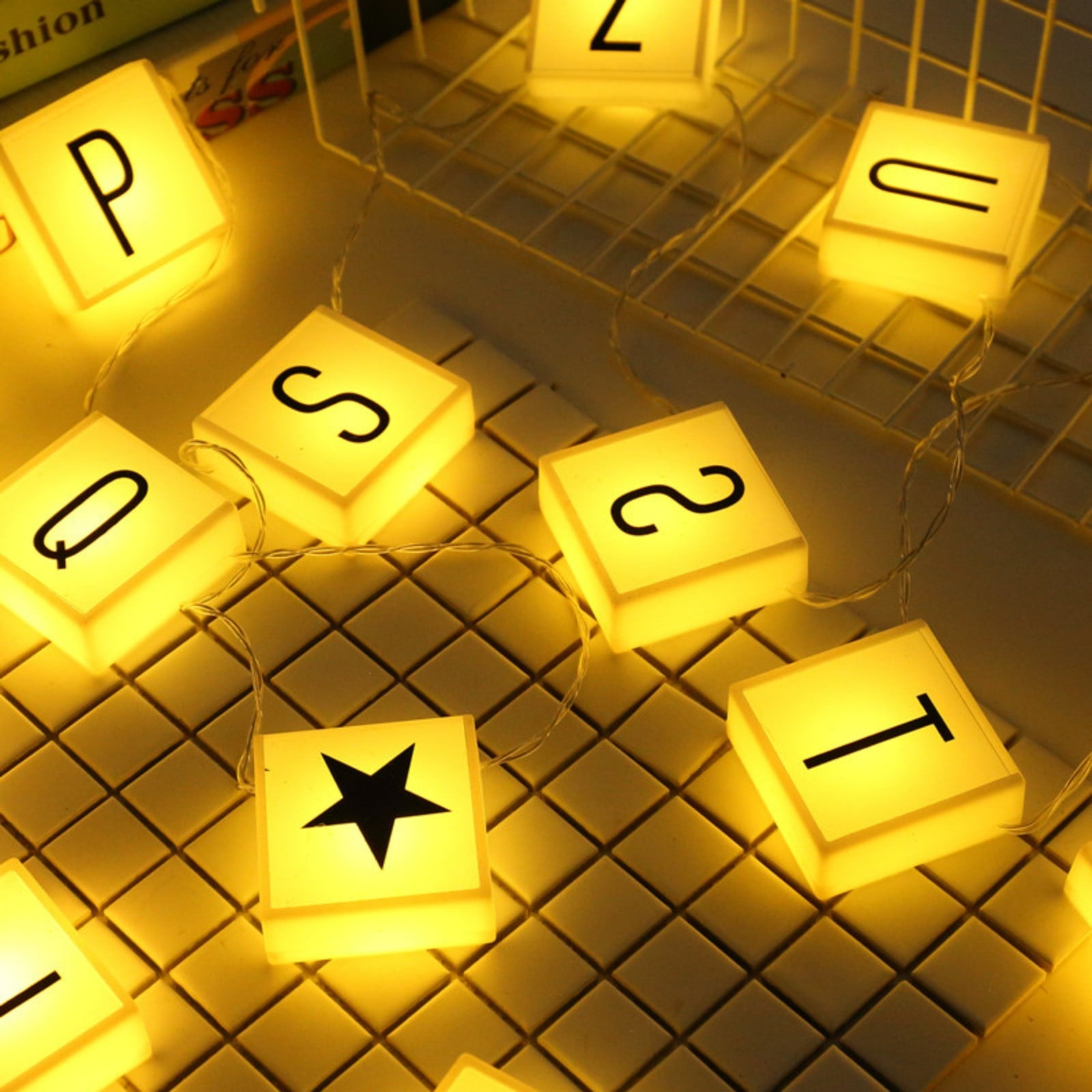 Zxsyw Nvening Market Stalls Special Led Modeling String Lights in The ...