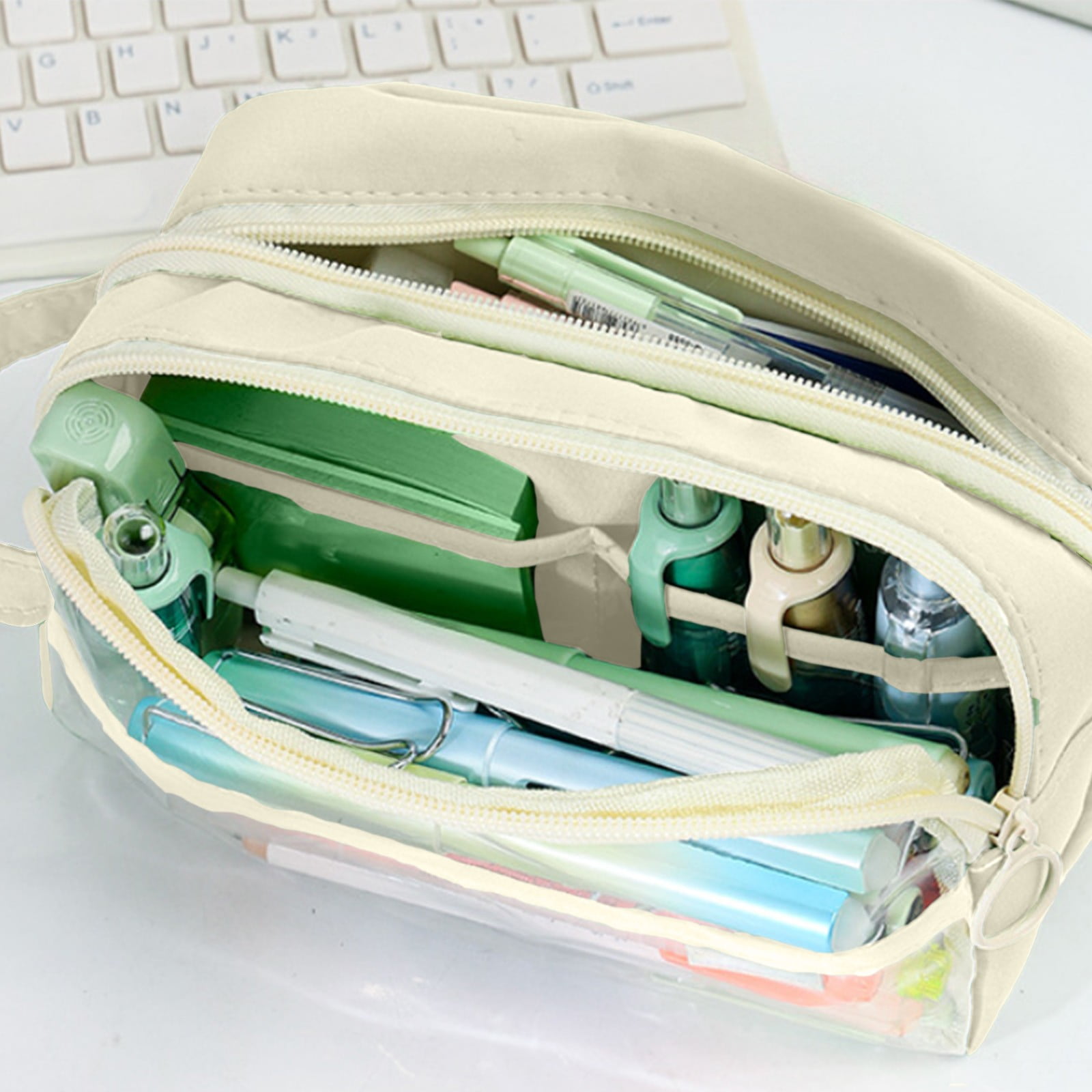 Zxsyw Travel Bag A4 Portable Folder Test Paper Bag Student Multi Layer ...