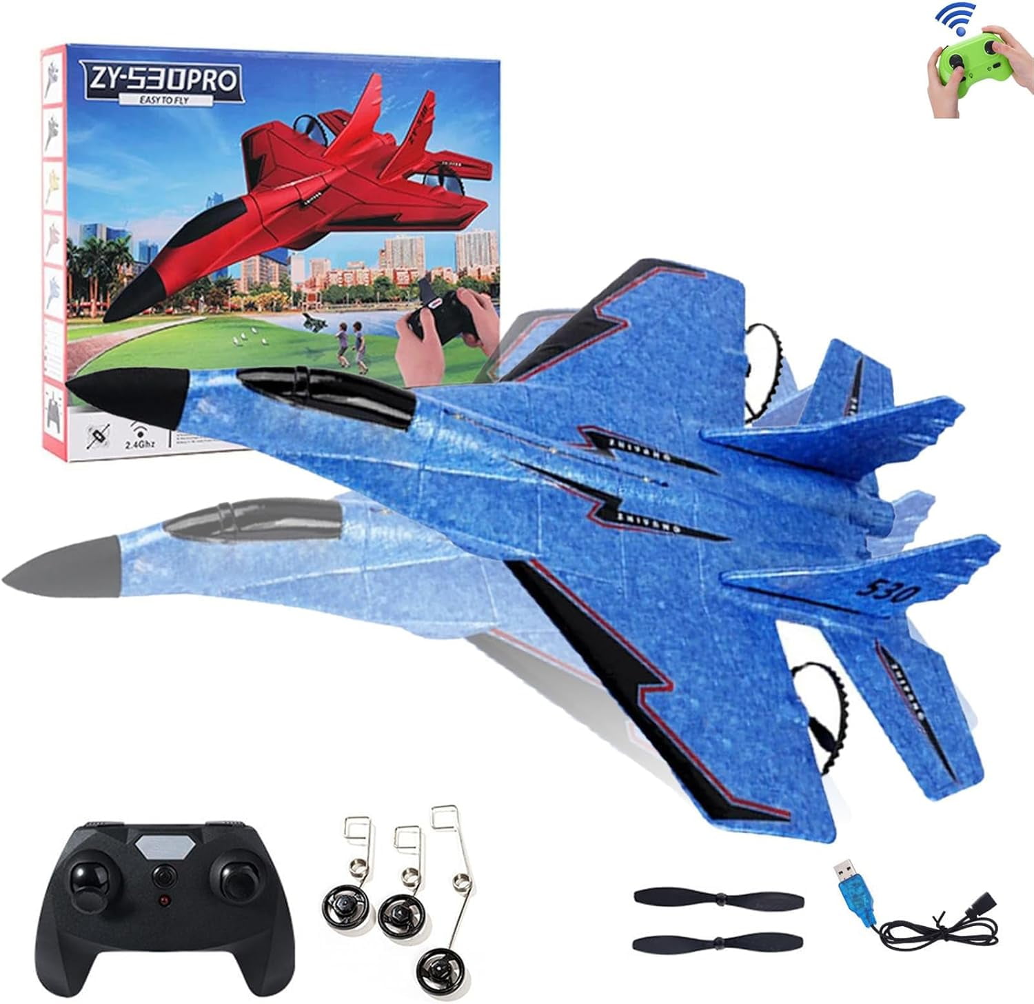 Zy 530 Pro Rc Plane, Zy-530 Rc Plane with 2.4ghz, 2025 New Gravity ...