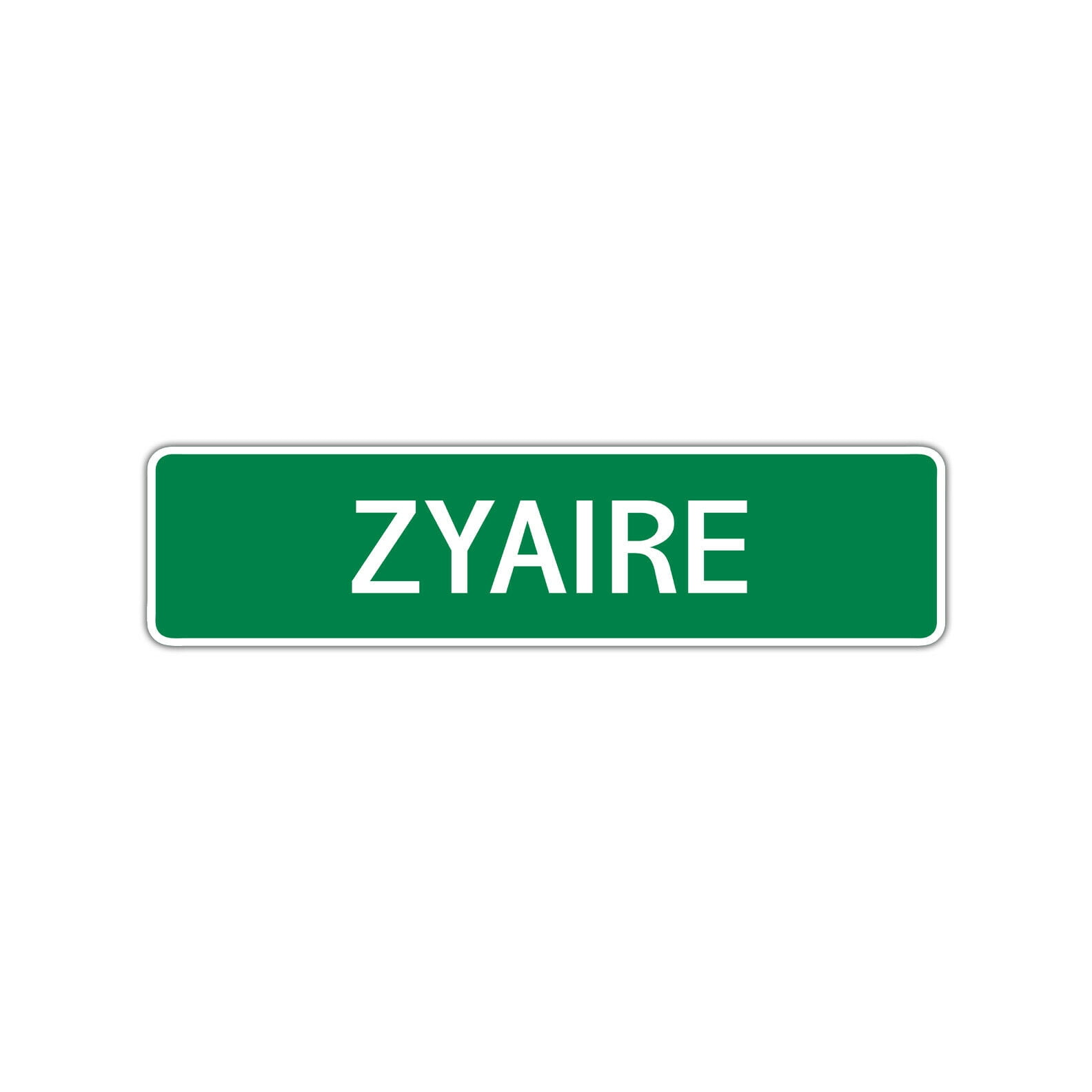Zyaire Boys Children Name Letter Indoor Outdoor Unique Printed Label ...