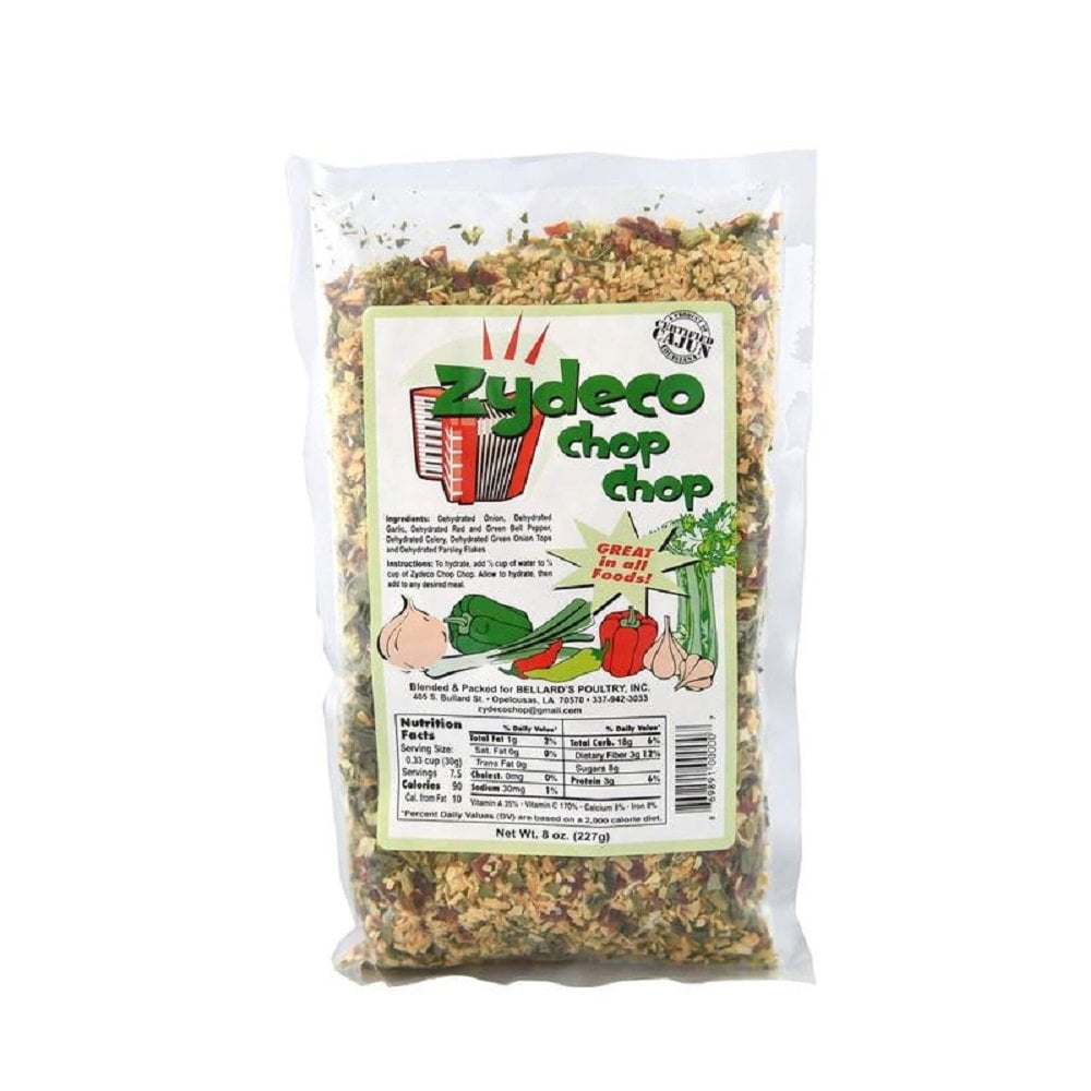 Zydeco Chop Chop Cajun MZF22 Seasoning Base, 8 Ounce Resealable Bag ...