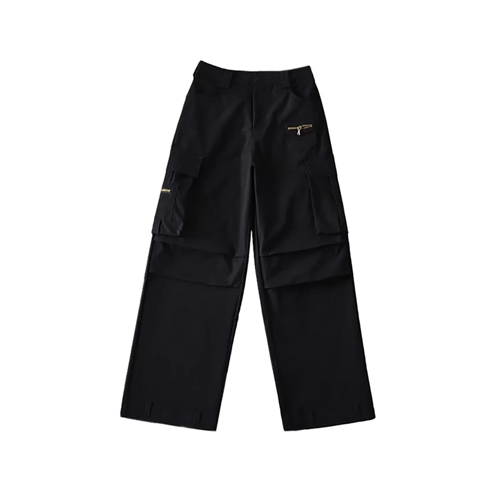 ZyeKqe Cargo Pants Women Wide Leg Sweatpant High Waisted Flowy Baggy ...