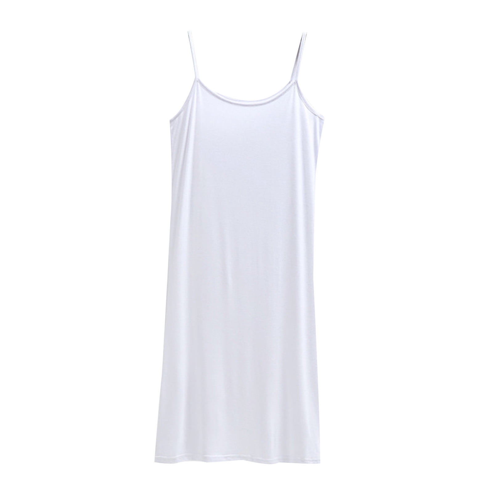 ZyeKqe Sleeveless Nightgowns for Women Cotton Sleepwear Adjustable ...