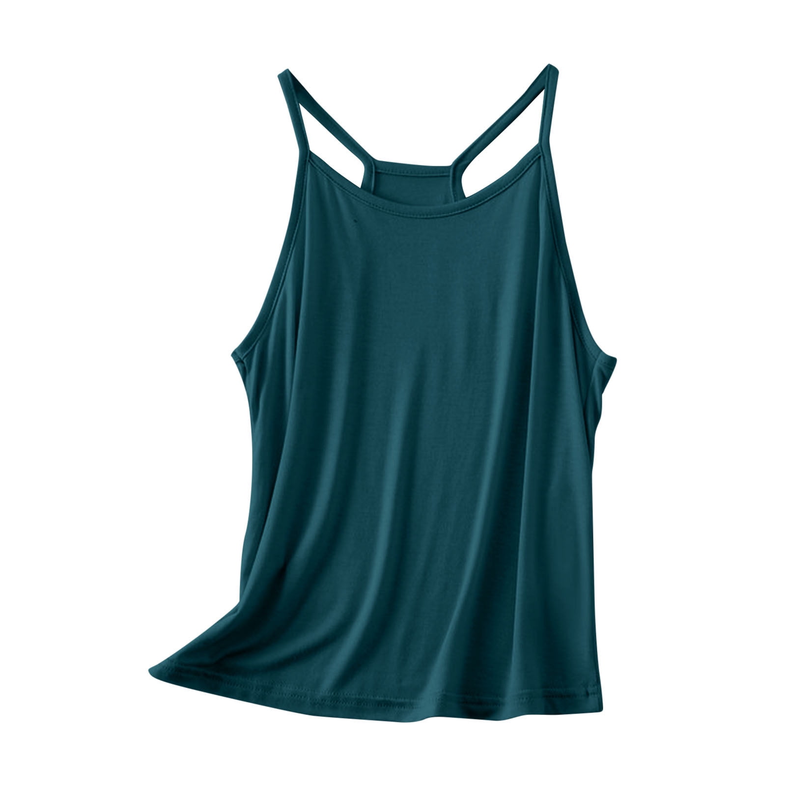 ZyeKqe Women's Sleep Tank Tops Racerback Sleeveless Pajamas Tops Soft ...