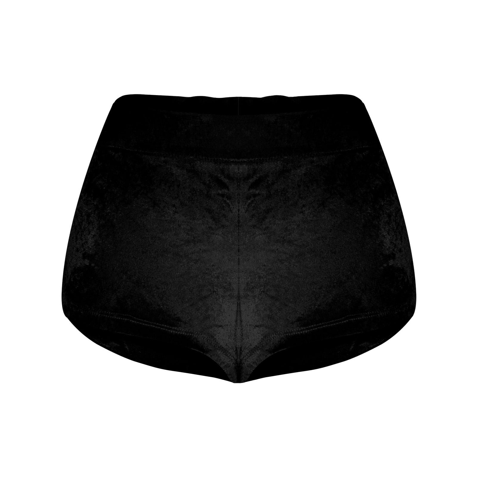 ZyeKqe Women's Velour Shorts Mid Rise Yoga Running Short Butt Lifting ...
