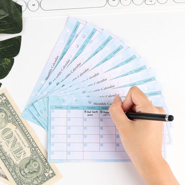 Time Table Plan Inserts Teacher Planner Refill for 9 Disc Happy ...