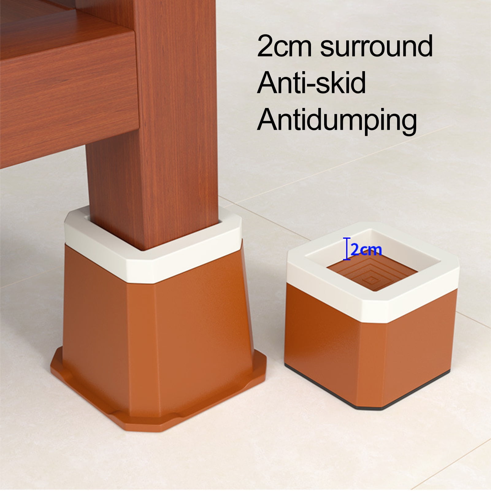 Zyhtgyee Furniture Riser Mute Furniture Riser Wear resistant Non slip ...