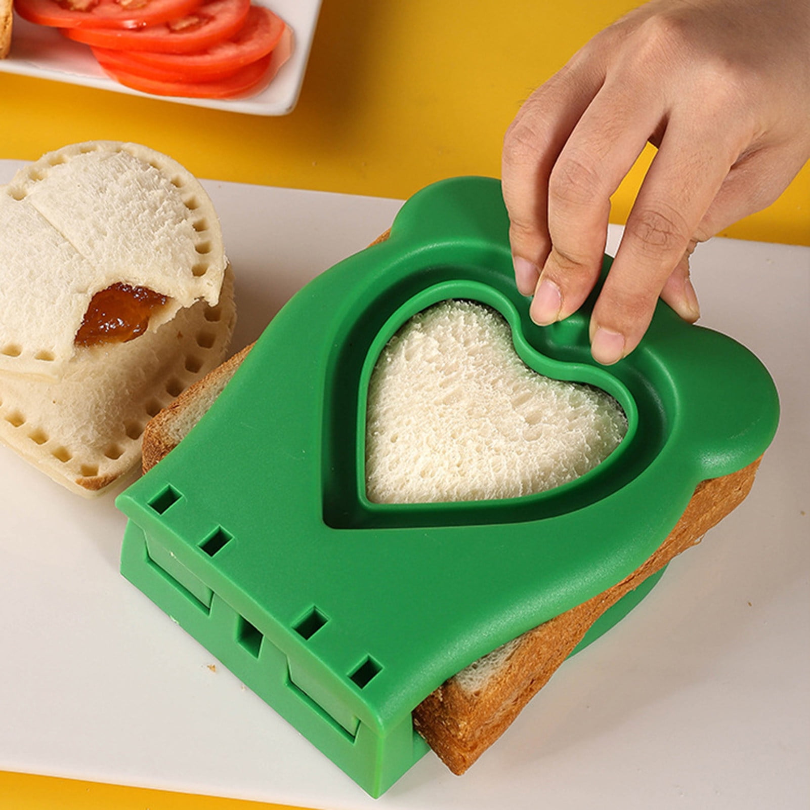 Zyhtgyee Kids Sandwich Mold Love Heart Shape Food Grade Stainless Steel ...