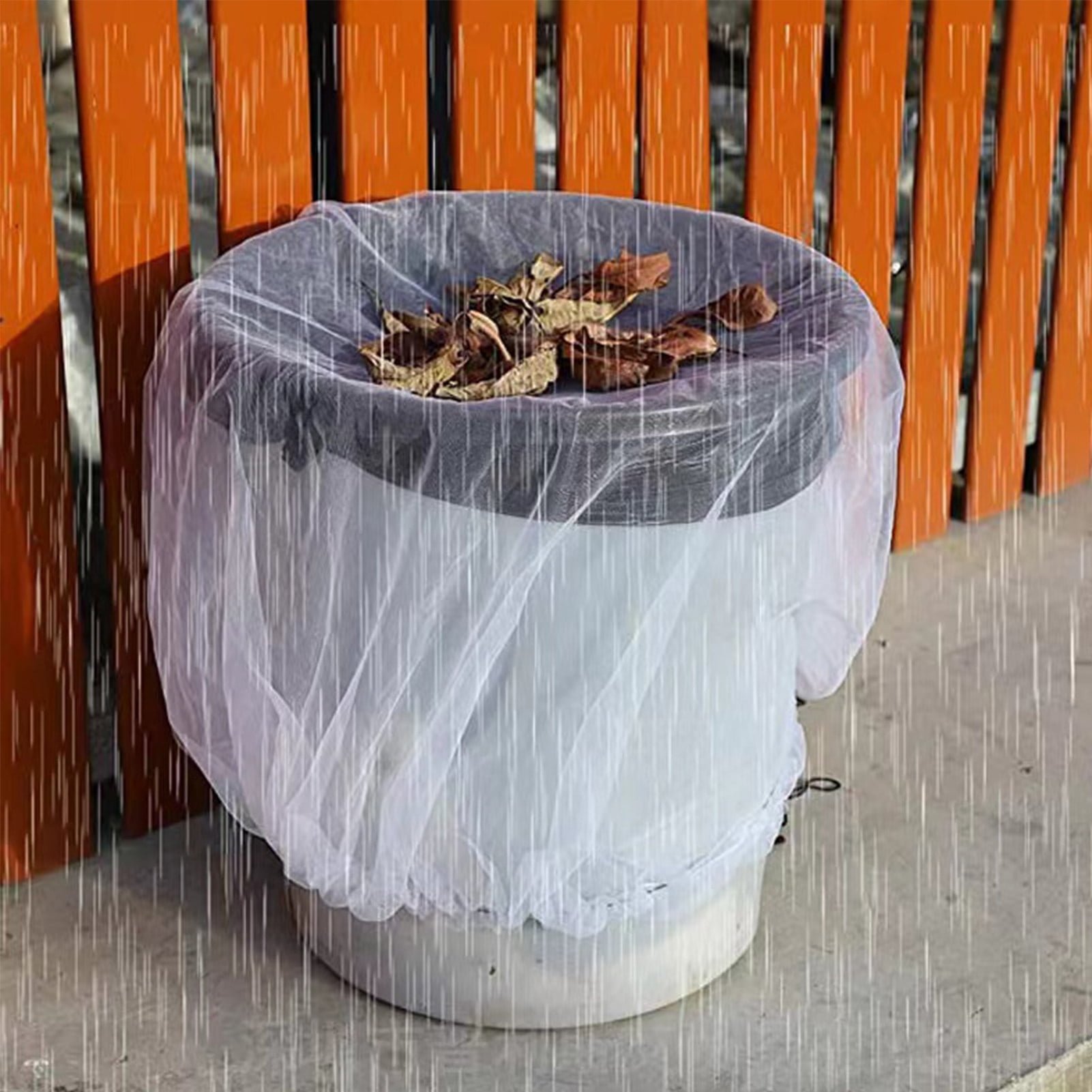 Zyhtgyee Rain Barrel Net Rain Barrel Filter Drawstring Design Fine Mesh ...