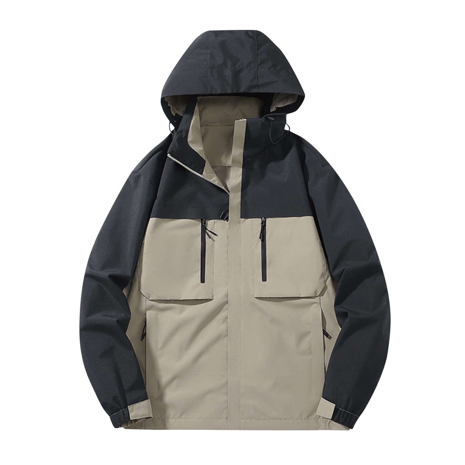 Zylanna Men's Warm Jackets, Fall Winter Windbeeaker Outdoor Hooded ...