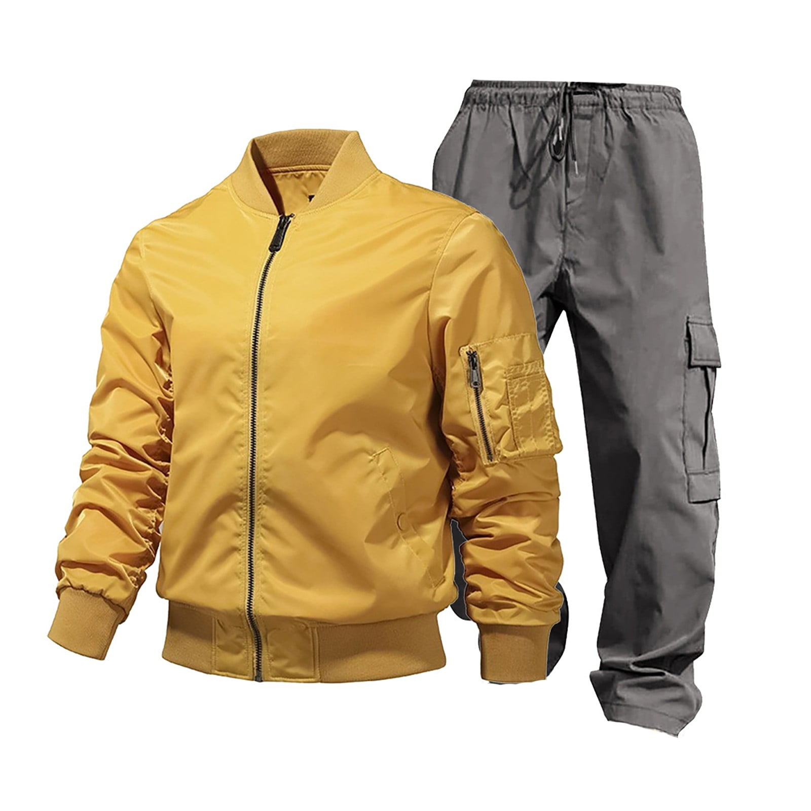 Zylarhe 2024 Autumn And Winter Hot New Products Men's Flight Jacket And ...