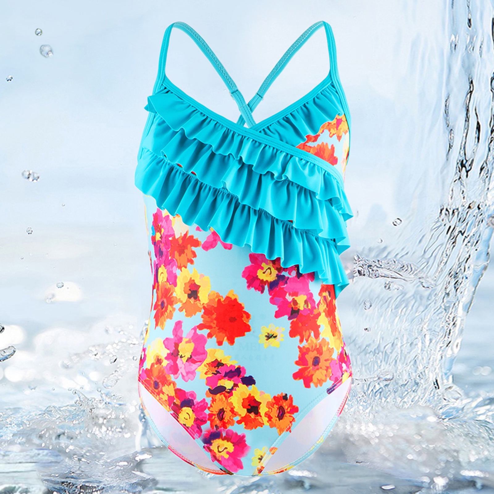 Zylarhe Girls Swimsuit, Girls Swimwear Kids Bathing Suit for Girls ...