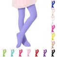 Zylarhe Toddler Ballet Tights for Girls Soft Dance Tights Baby Tights ...