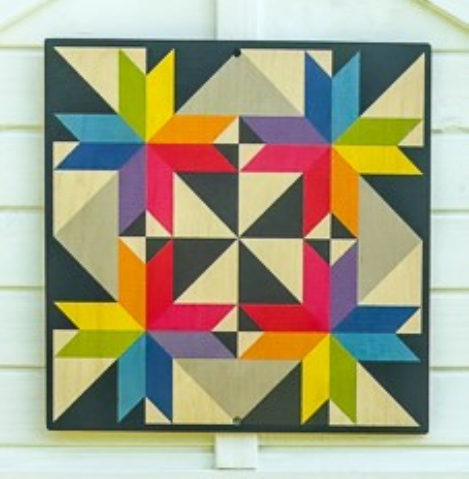 Zylina Greenhouse & Garden Art 14''x14'' Hobby Quilt, 2 Predrilled ...
