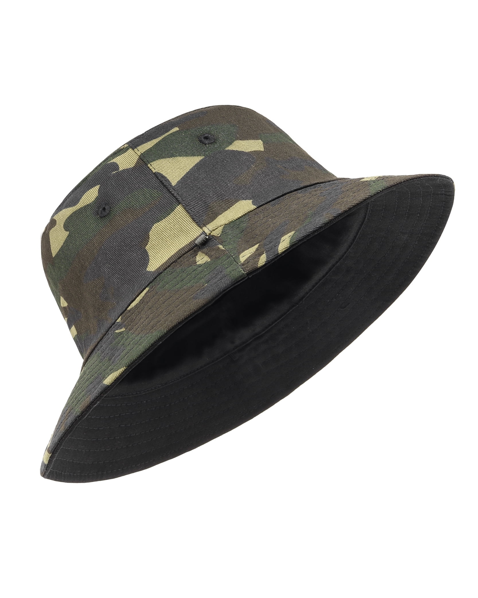 Zylioo Large Camo Bucket Hat,Reversible Safari Hats For Big Heads ...