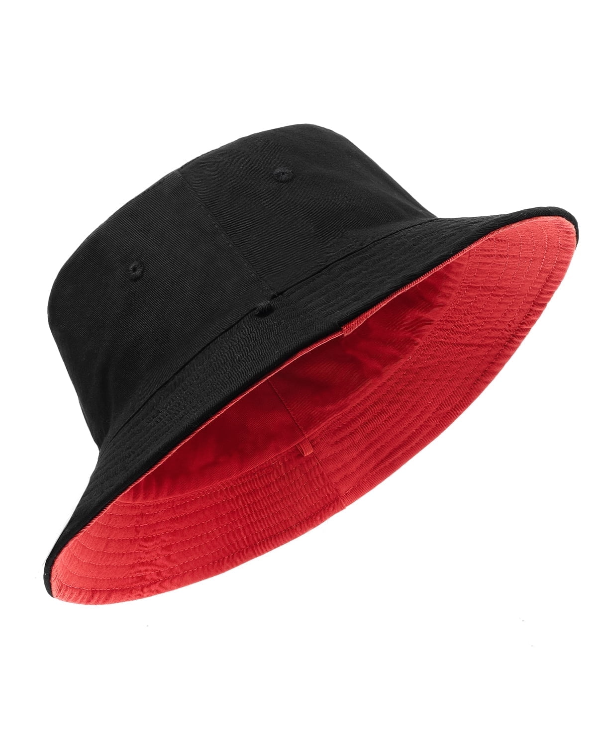 Zylioo Large Size Bucket Hat, Wide Reversible Cotton Fisherman Hats ...