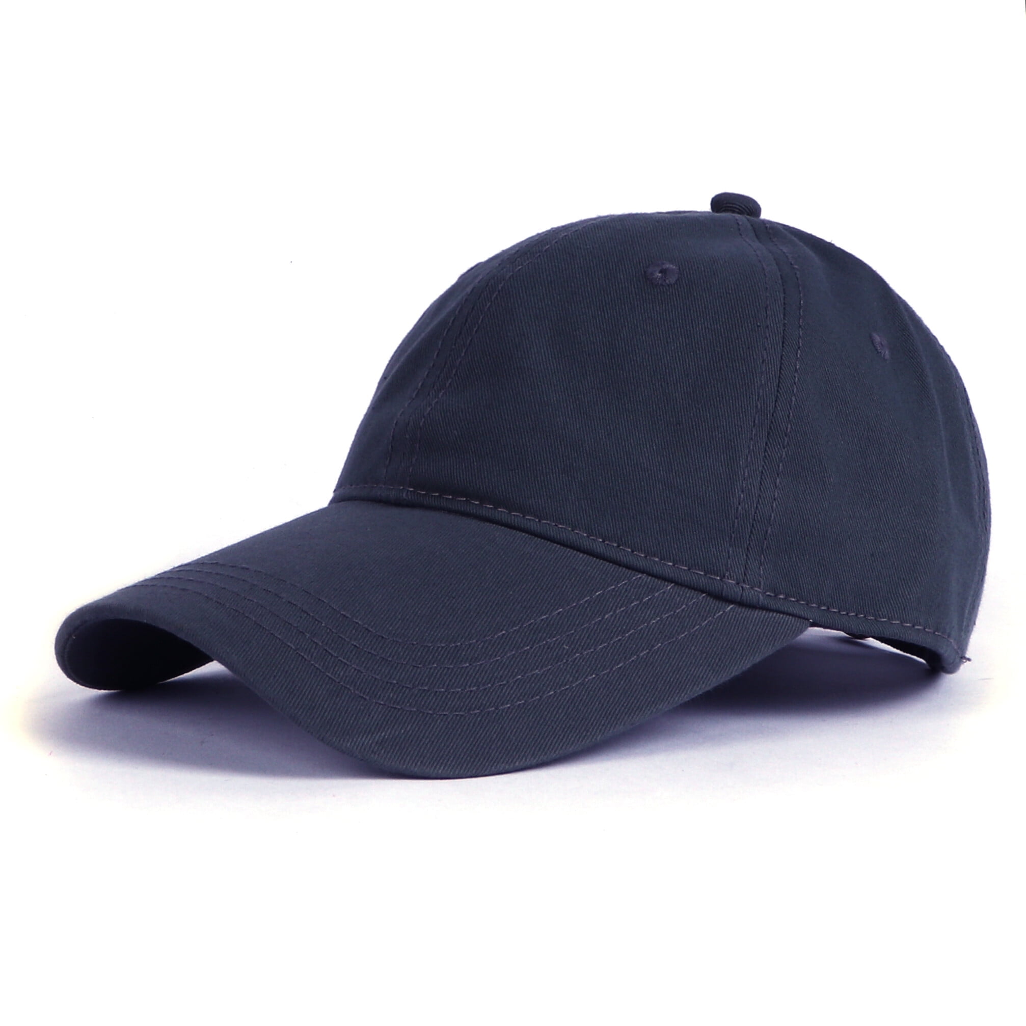 Zylioo Oversize XXL 100% Cotton Baseball Cap,Adjustable Buckle Plain Dad Cap,Large Hat for Big ...