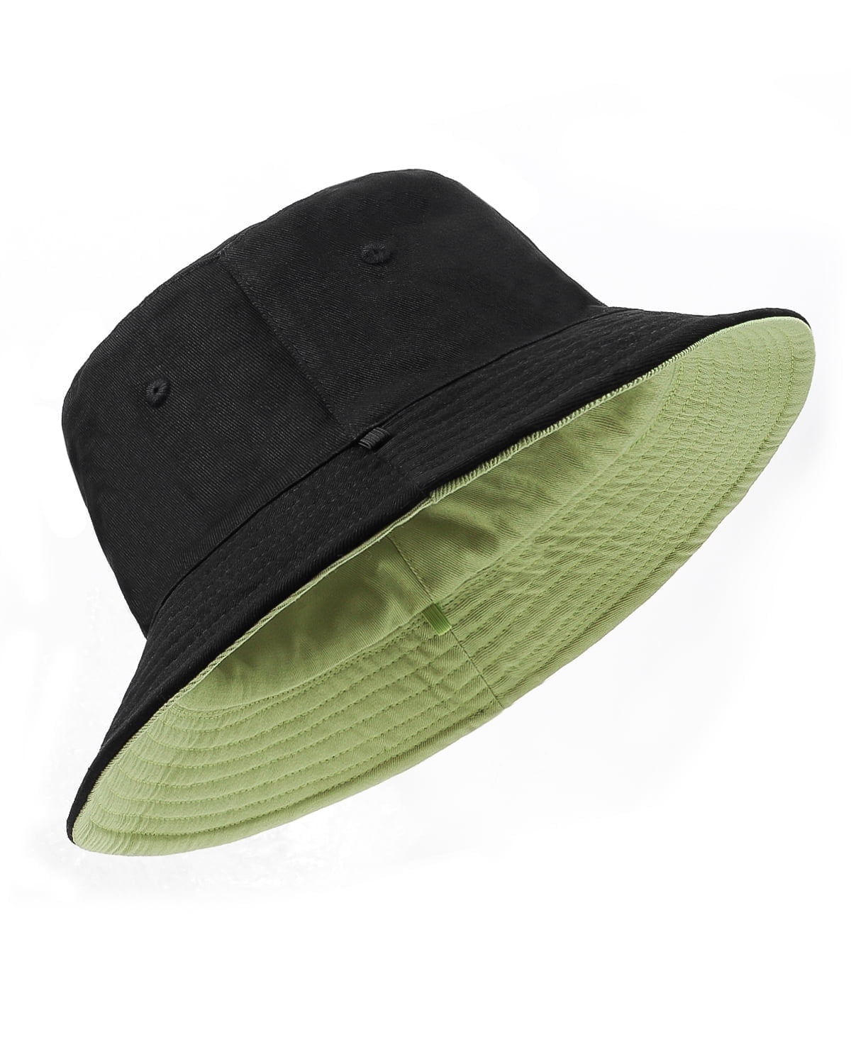 Zylioo Solid Color Bucket Sun Hats,UV Gardening Hats With Chin Strap ...