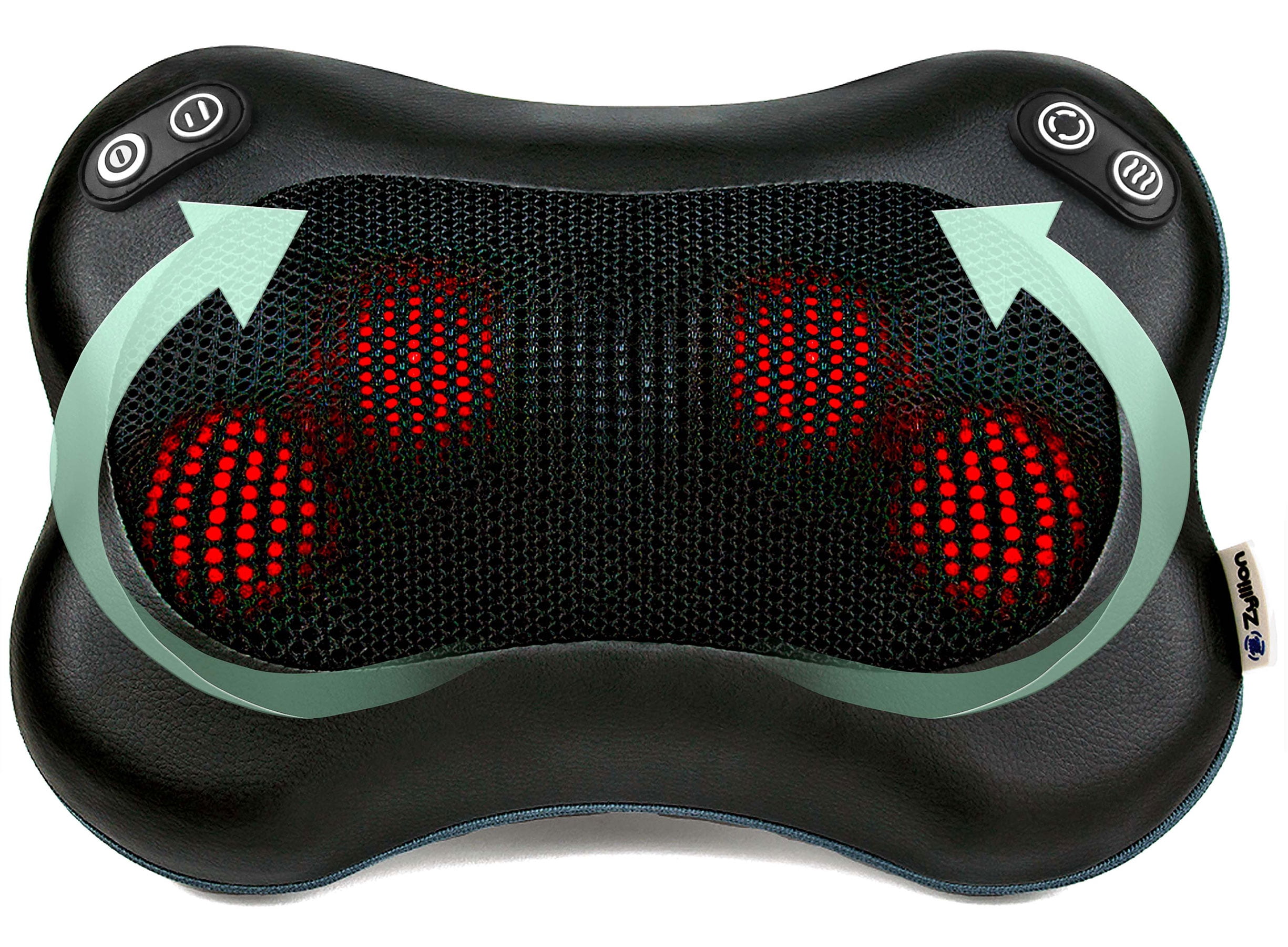 Zyllion Shiatsu Back and Neck Massager - 3D Kneading Deep Tissue ...