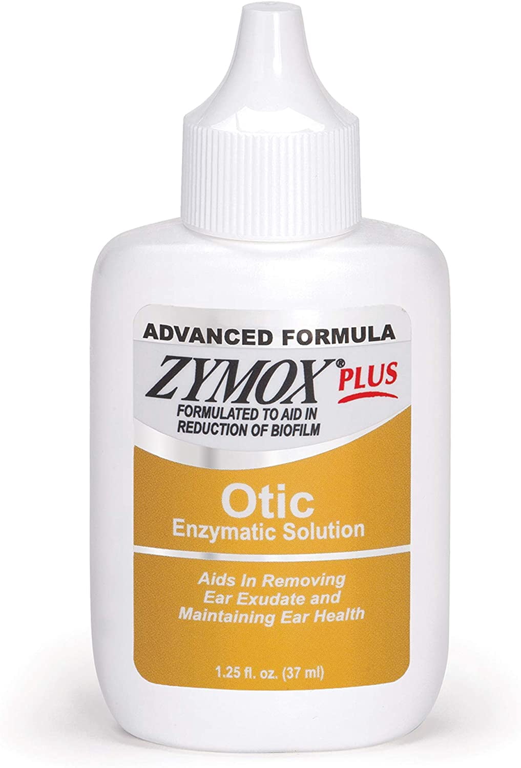 Zymox Advanced Formula Otic Plus Enzymatic Ear Solution for Dogs and ...