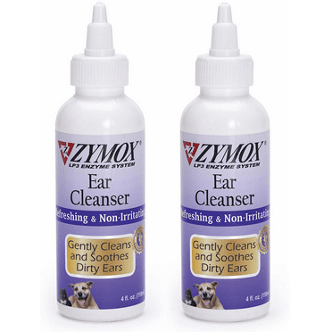 Zymox Otic Pet Ear Cleanser, Recommended Cleaning Wash, 4 oz - Walmart.com