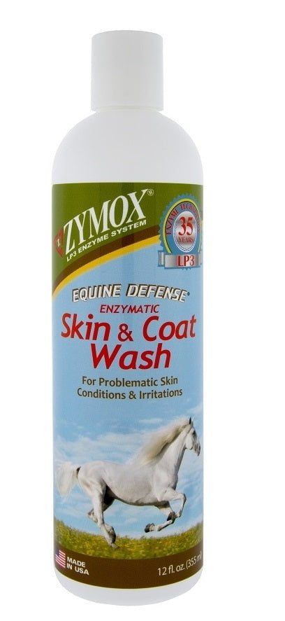 Zymox Equine Horse Defense Enzymatic Skin and Coat Wash 12 oz Bottle ...