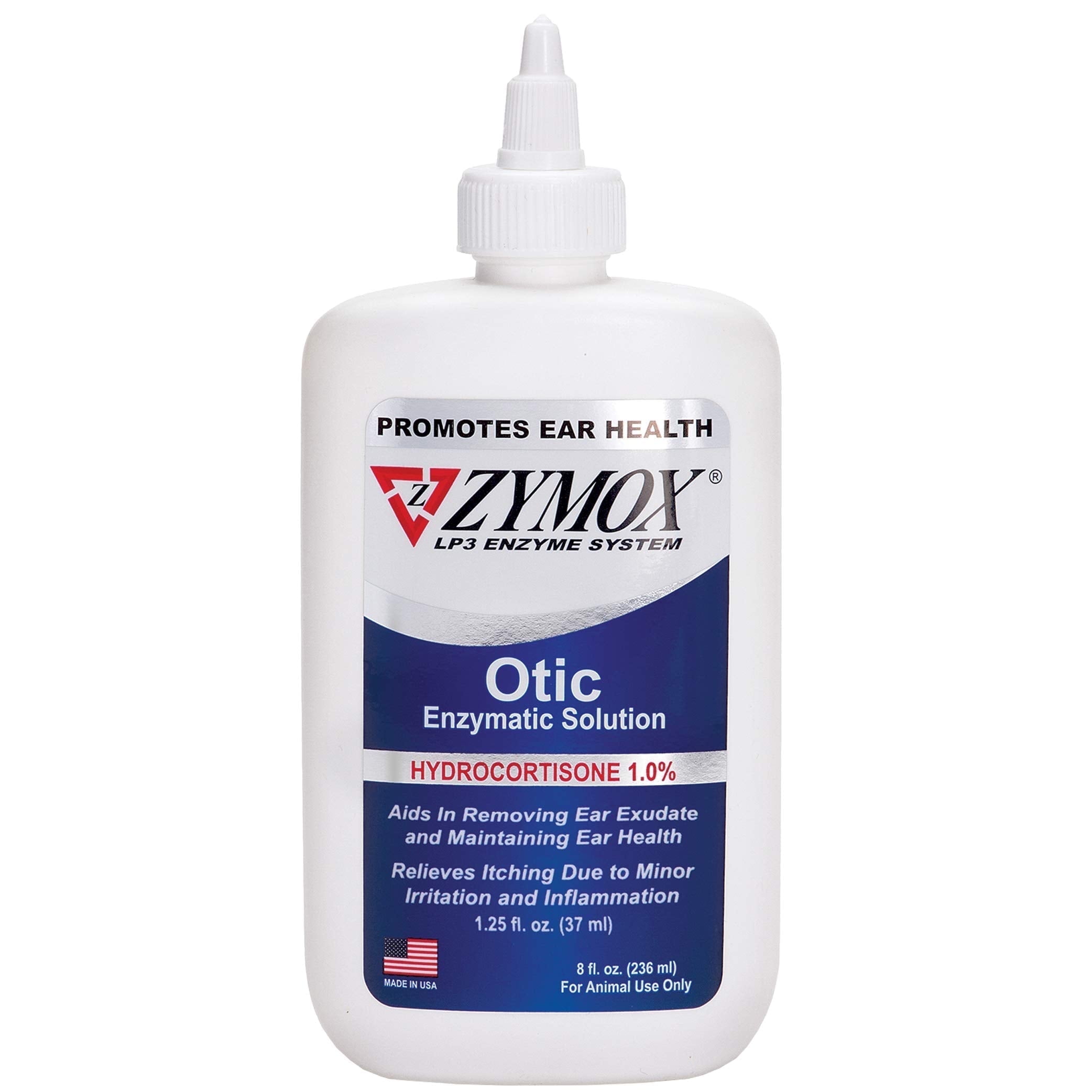 Zymox Otic Enzymatic Solution for Dogs and Cats to Soothe Ear ...