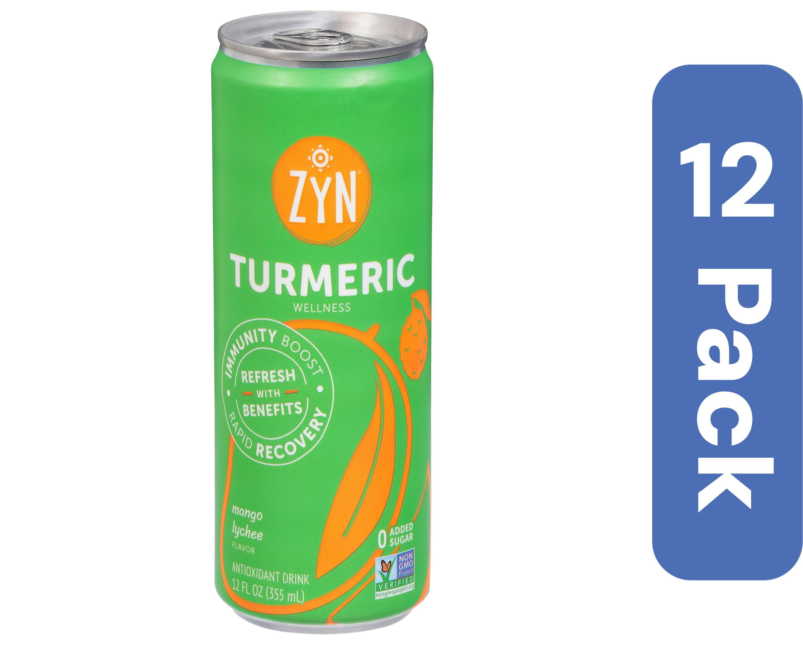 Zyn Water Functional Mango Lychee 12 fl oz (Pack of 12) - Walmart.com