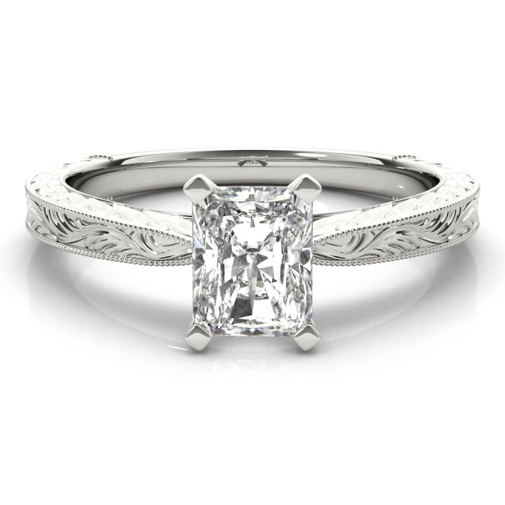 Zyne Jewelry 2.02 Ct Radiant Cut Vintage Engagement Ring - Solitaire ...