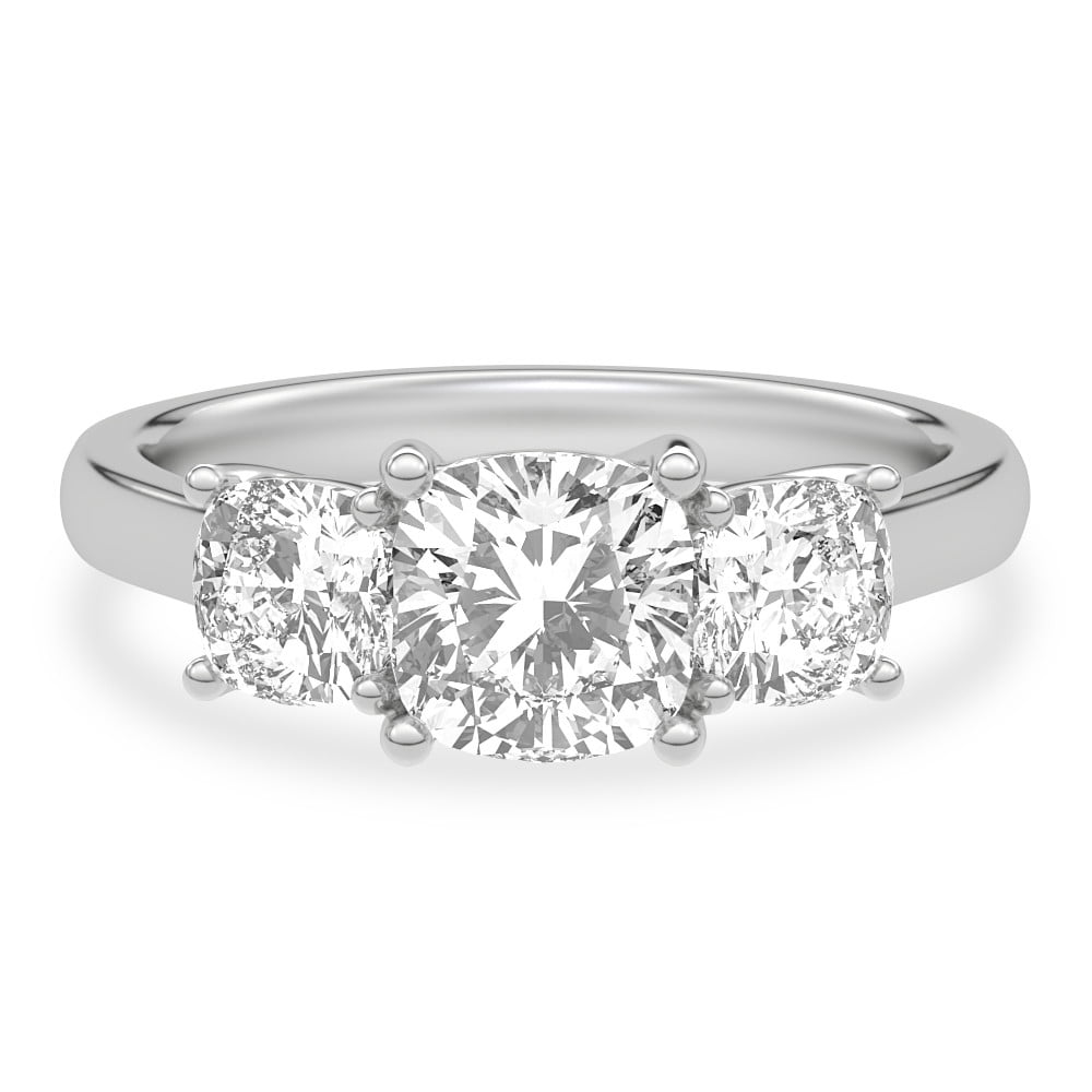 Zyne Jewelry Stylish 2.02 Ct Cushion Cut Moissanite Ring for Her ...