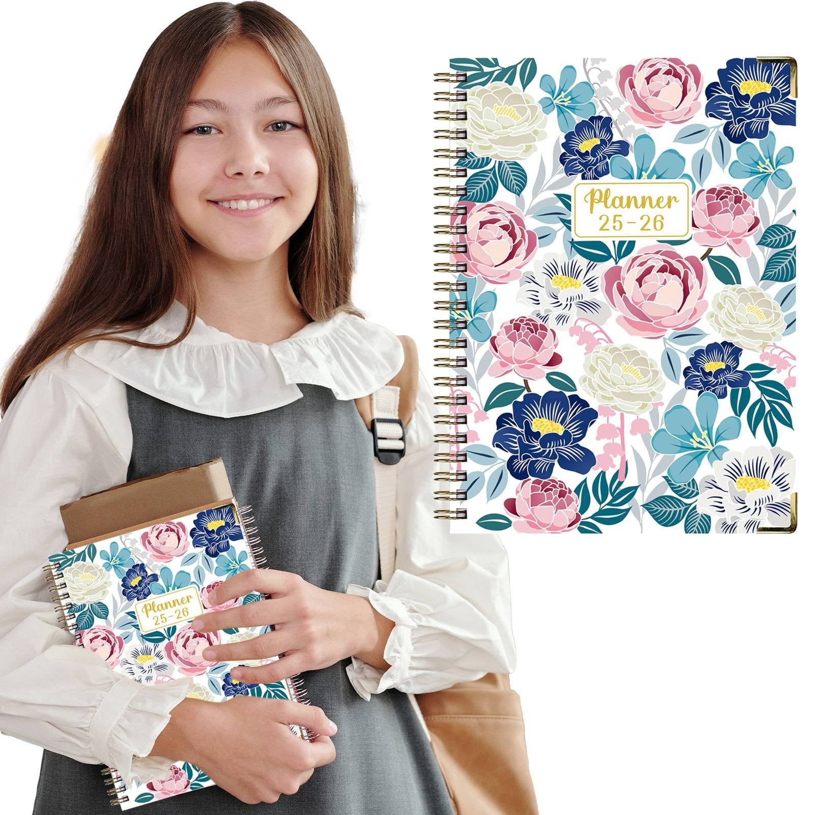 Zynic Academic Planner 2025 To 2026 With Tabs Weekly & Monthly Planner ...