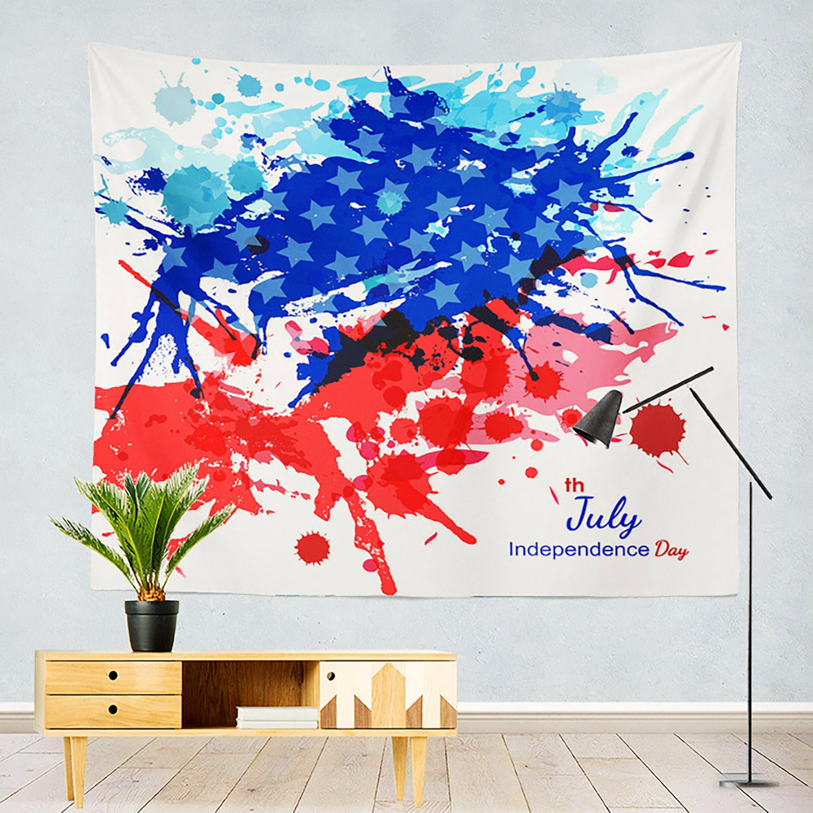 Zynic American Flag Patriotic Photo Background Cloth Independence Day