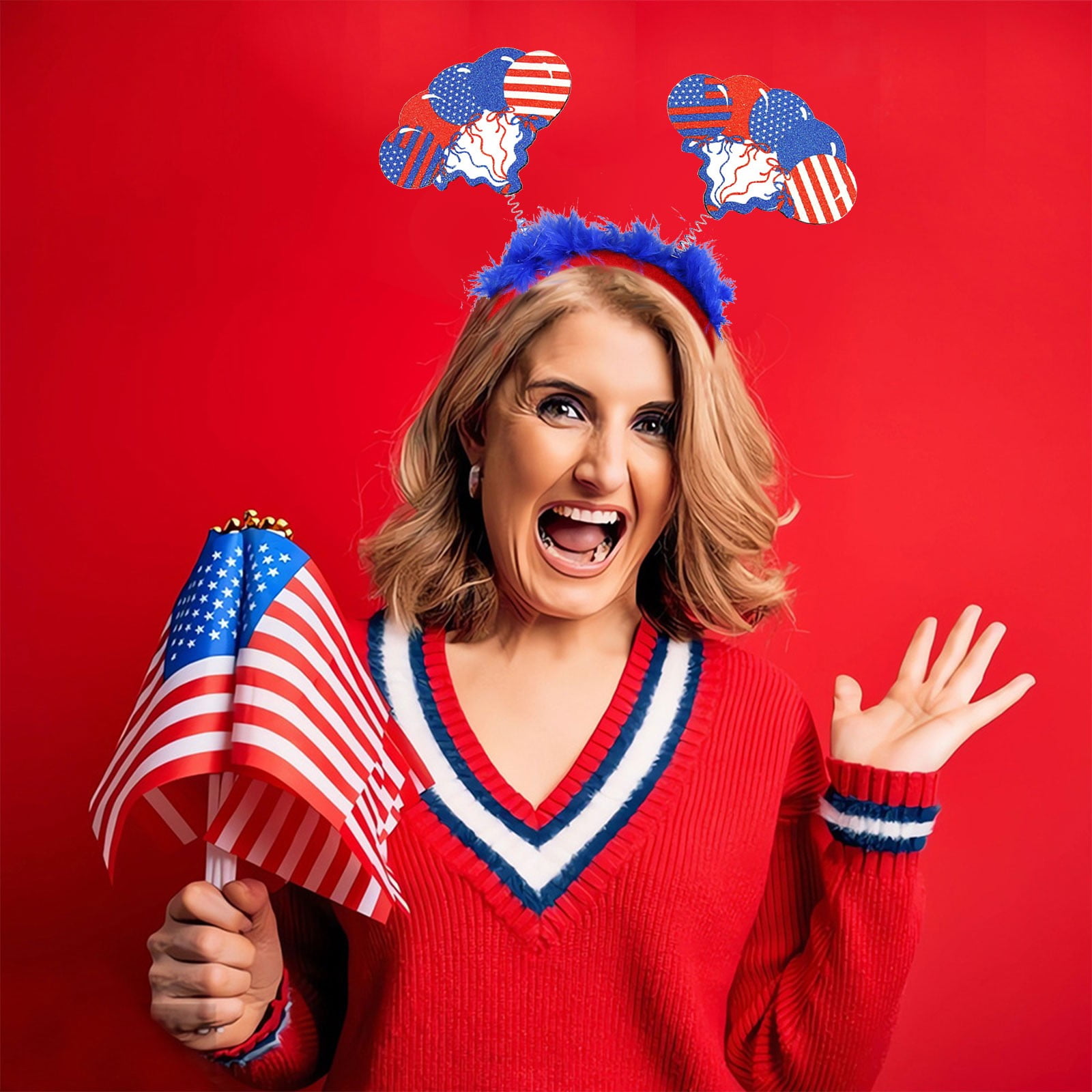Zynic Event And Party American Independence Day Dress Up Props Holiday