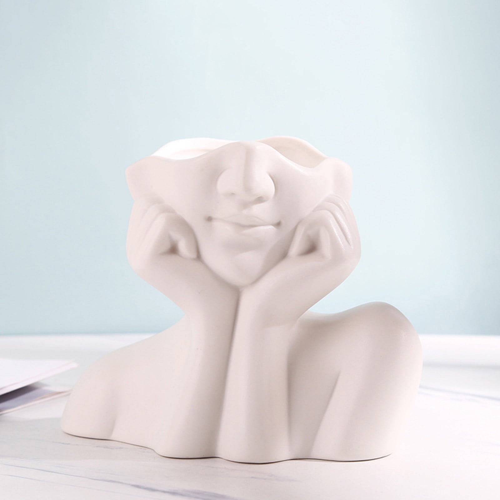 Zynic Flower Pots Creative Body Design Modeling Flower Vases Ceramic ...